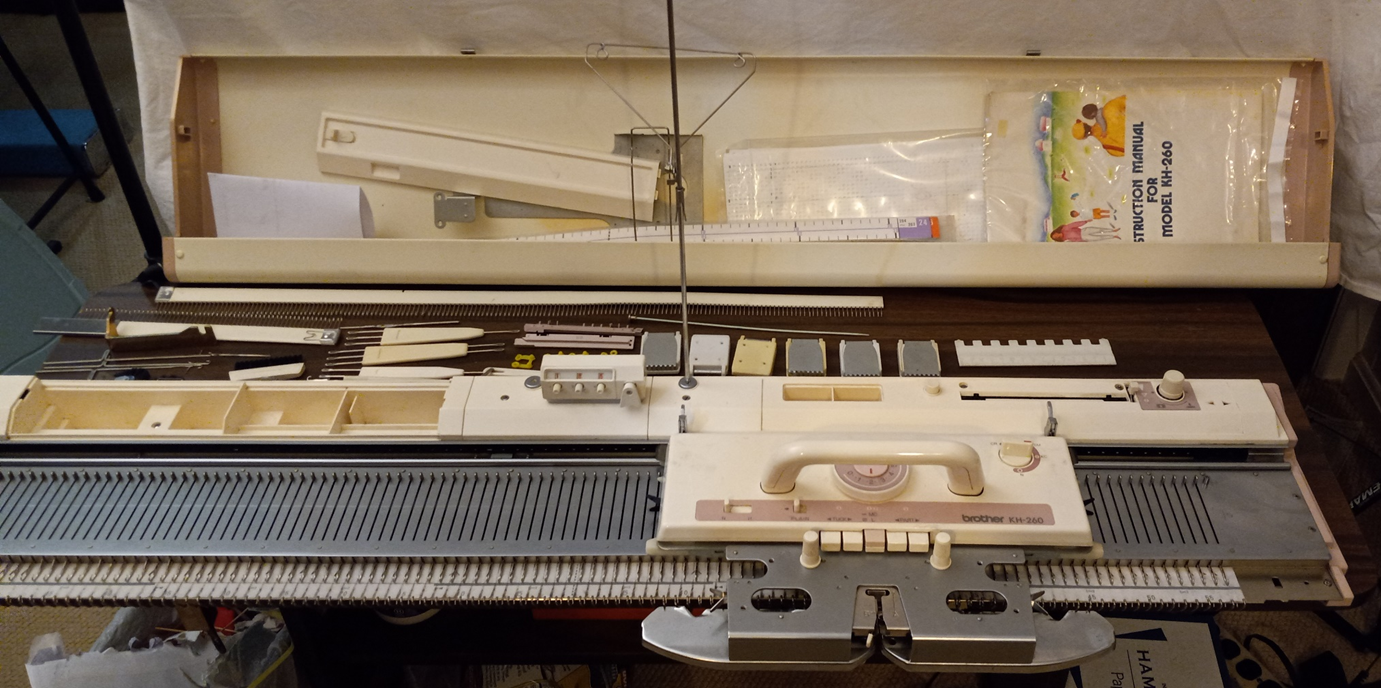 Brother KH260 bulky knitting machine – Knitting Machine Encyclopedia