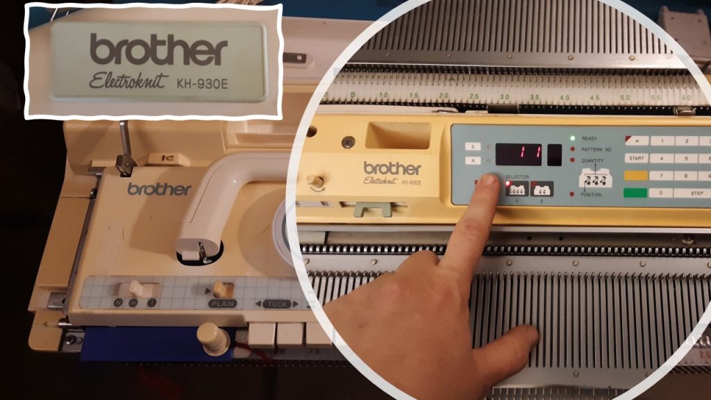 Brother KH930 electronic knitting machine – Knitting Machine Encyclopedia