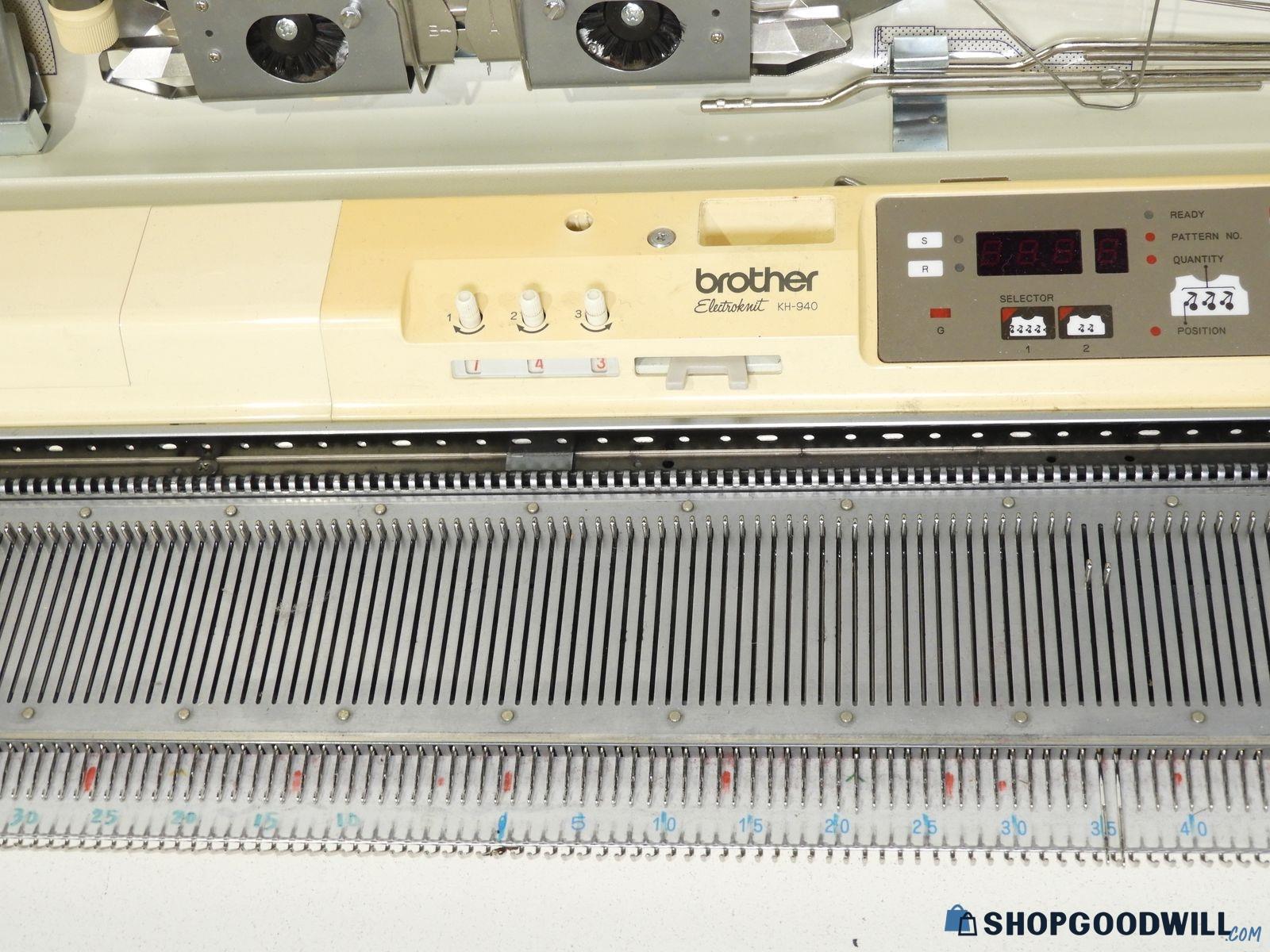 Brother KH940 electronic knitting machine – Knitting Machine Encyclopedia